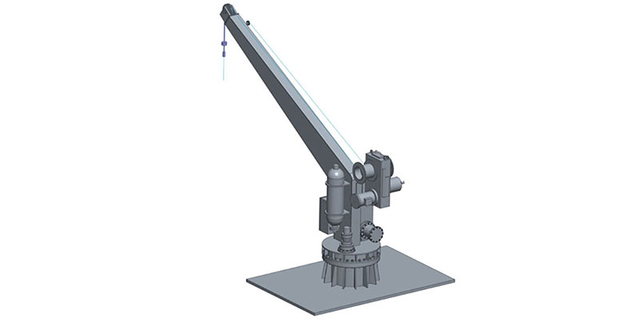 China Single Arm Davit | Lifeboat Davit - New Marine